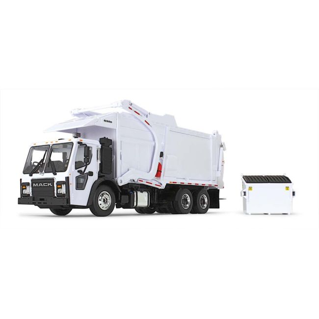 LR McNeilus Meridian Front Loader & Trash Bin