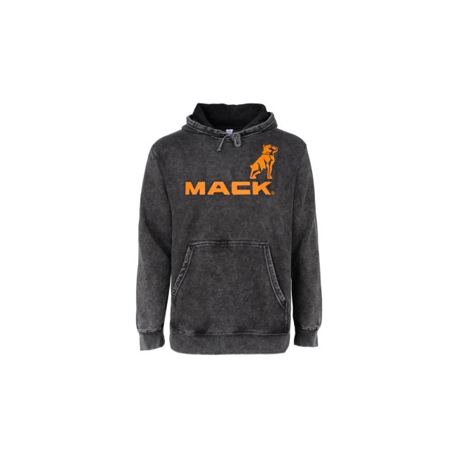 Mack Copper Logo Mineral Wash Hoodie - Mack Trucks