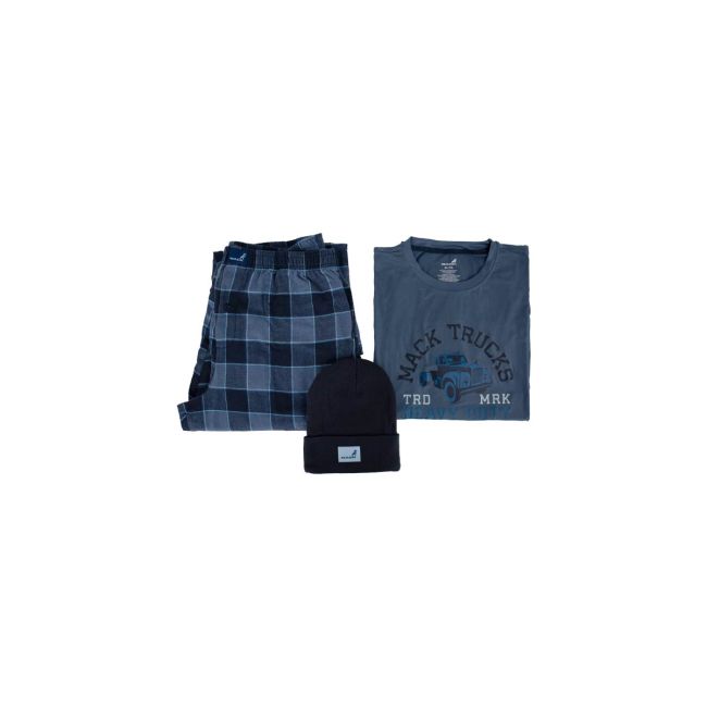 Mack 3 Piece Sleep Set - Heavy Duty Blue