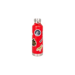 Red Sticker Print Water Bottle - Mack Trucks